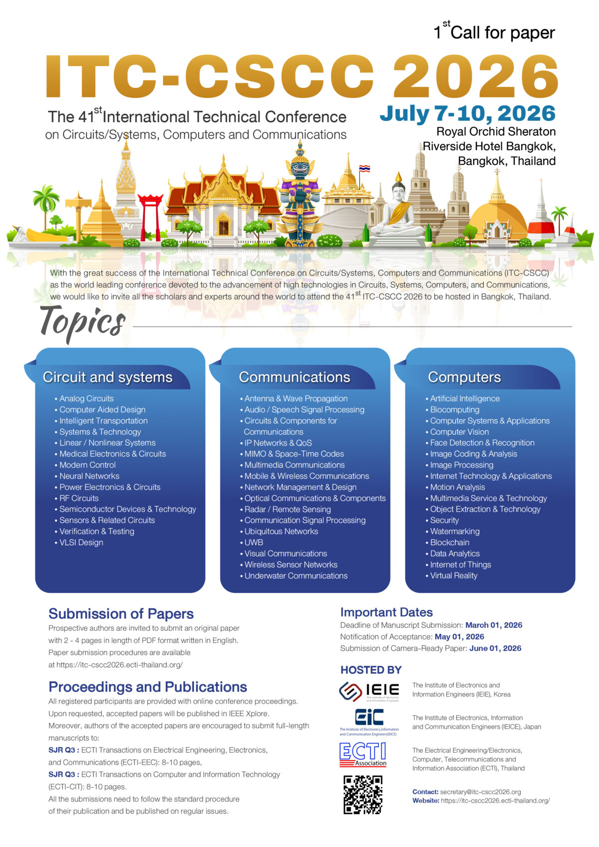 2026 International Technical Conference on Circuits/Systems, Computers ...